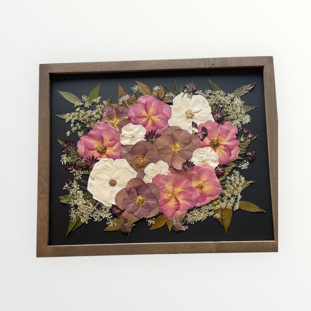 16x20 Pressed Flower Frame – Wedding, Memorial & Baby – Keepsake Journey